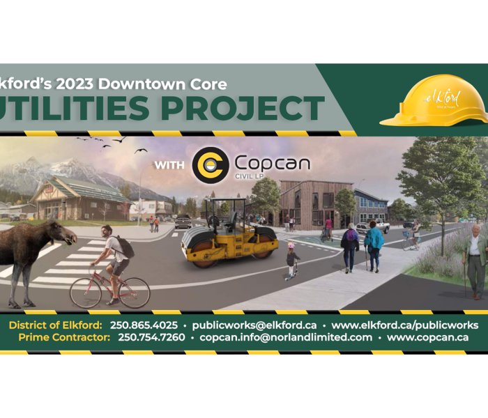 2023 Downtown Core Utilities Project Begins | District of Elkford